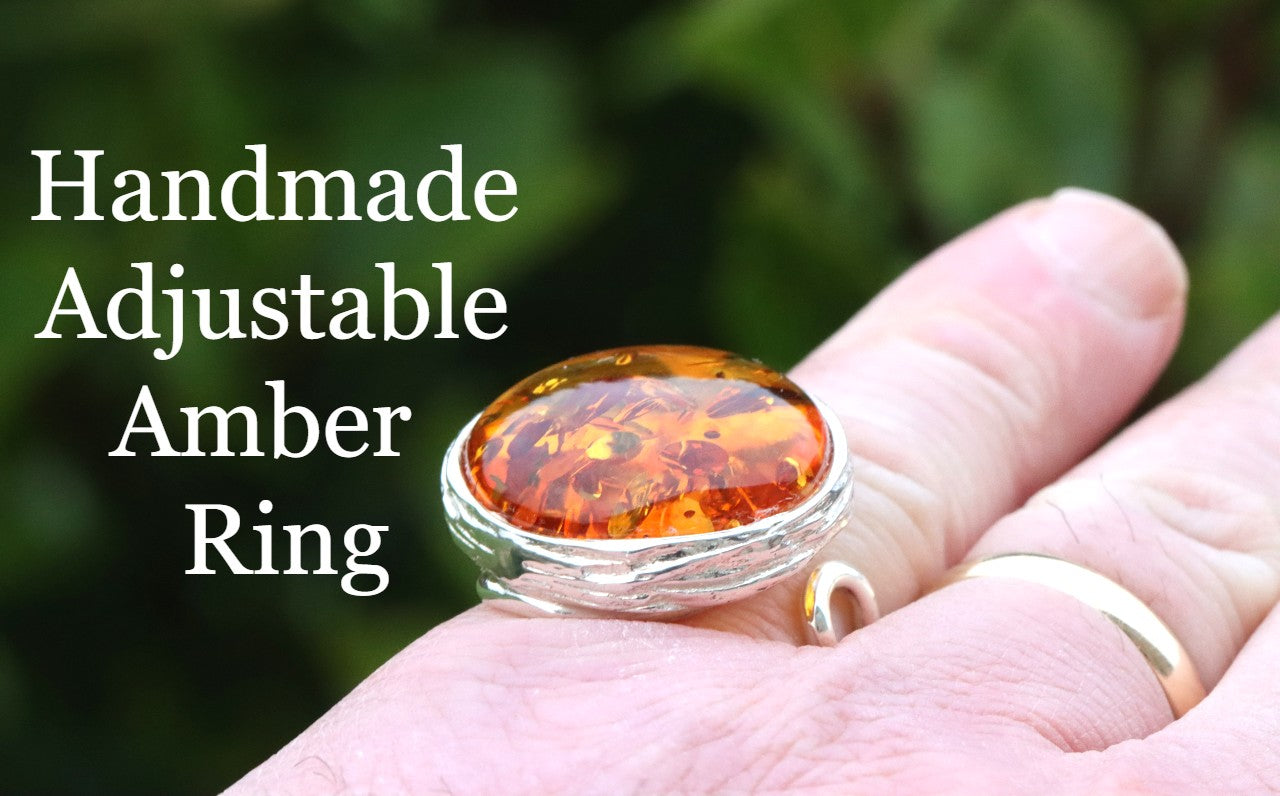 Amber Rings | Baltic Amber Rings for Women - Amber SOS
