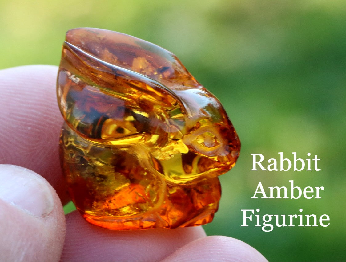 Amber Rabbit Figurine | Collectible Figurines Collection - Amber SOS