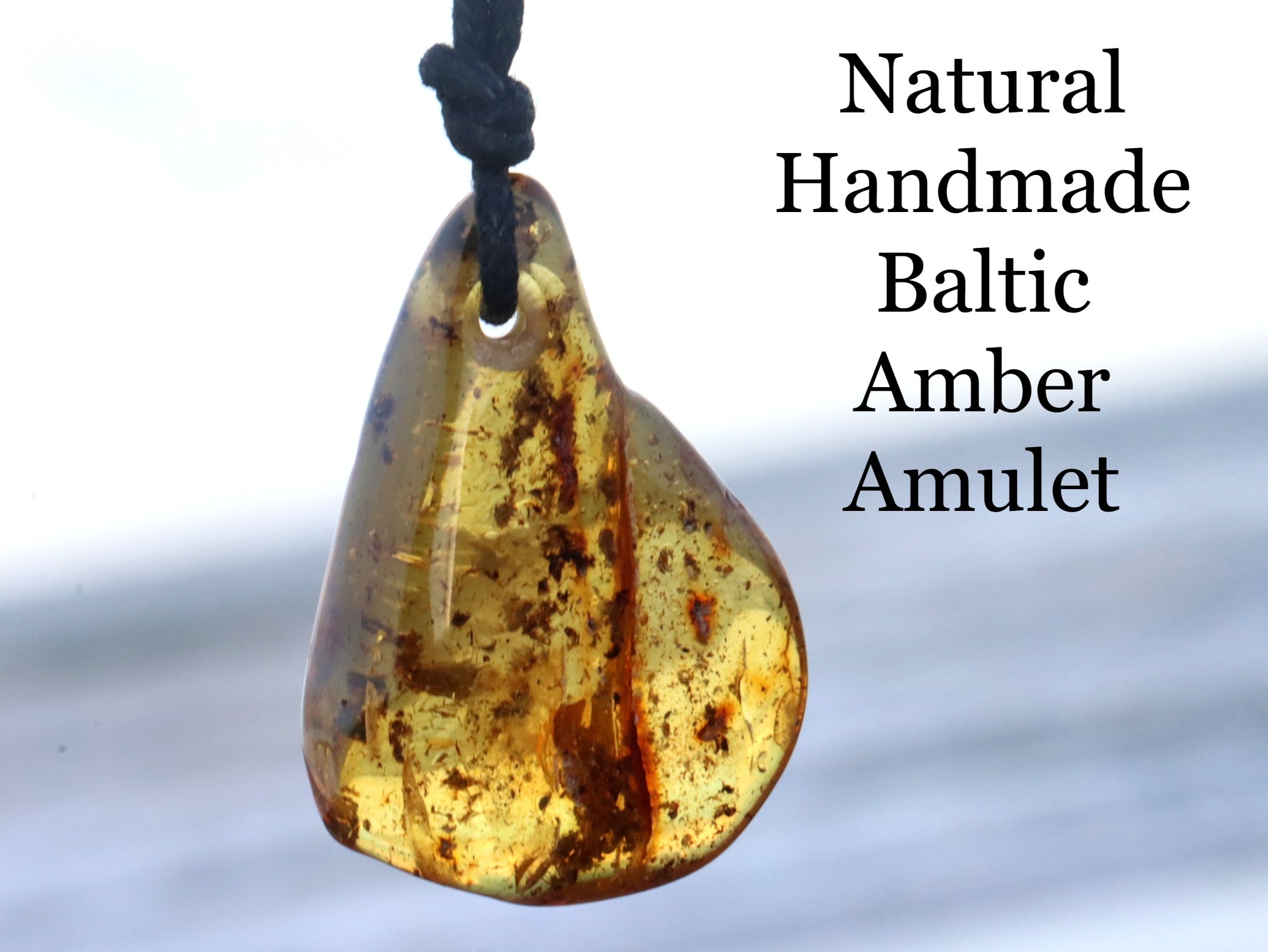 Natural Amulet | Baltic Amber Amulet - Amber SOS