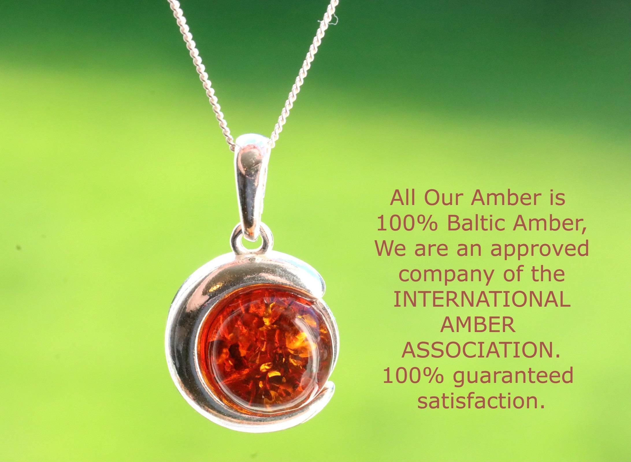 Crescent Moon Pendant | Amber SOS - Amber SOS