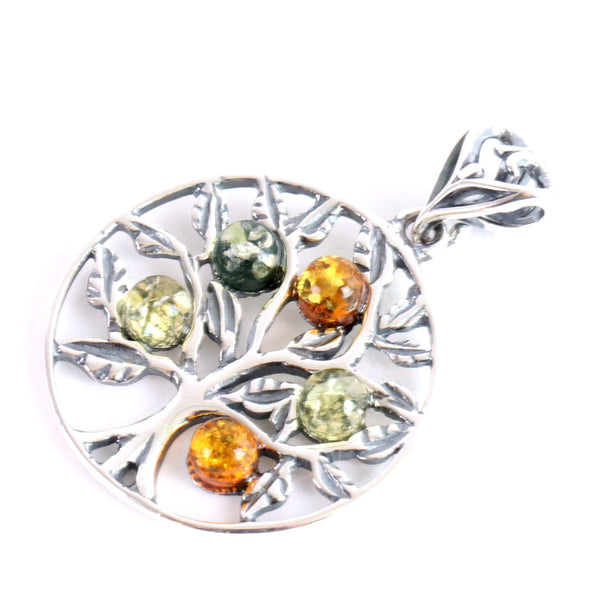 Multicolour Tree of Life Pendant | Milestone Jewellery - Amber SOS